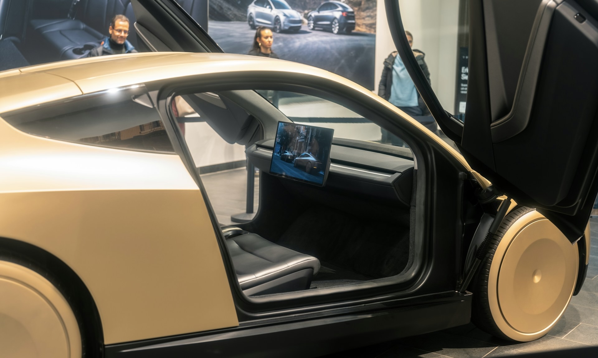 Tesla Cybercab Spotted With Steering Wheels in Latest Giga Texas Tests